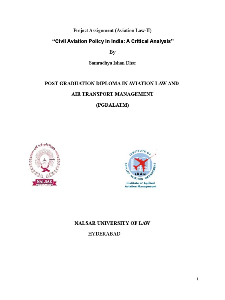 Civil Aviation Policy in India - A Critical Analysis | PDF | Airlines ...