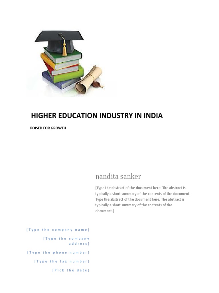 Education Industry in India | PDF