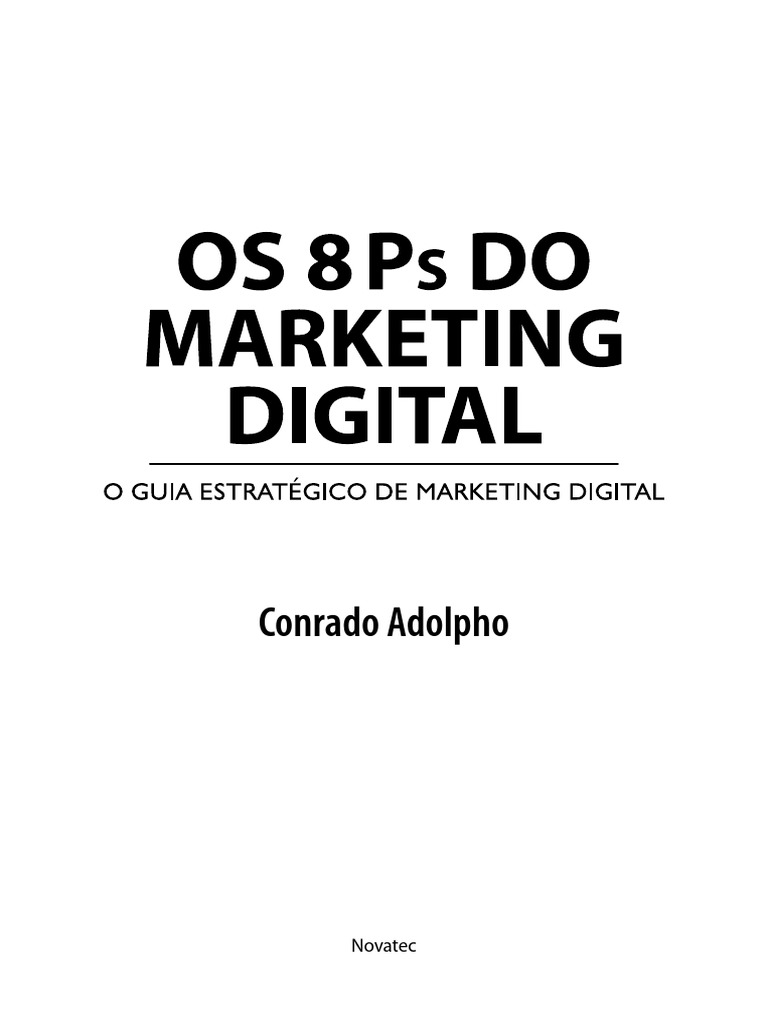Conrado Adolpho: Novatec | PDF | Marketing digital | Marketing