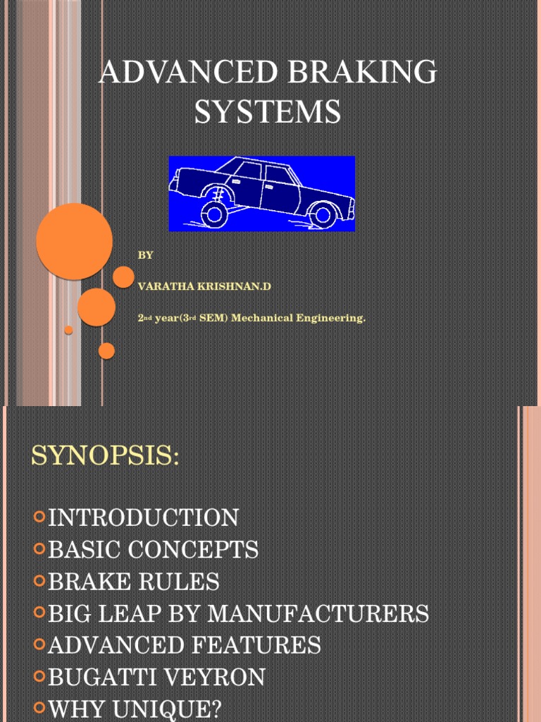 Advanced Brake Systems | PDF | Brake | Anti Lock Braking System