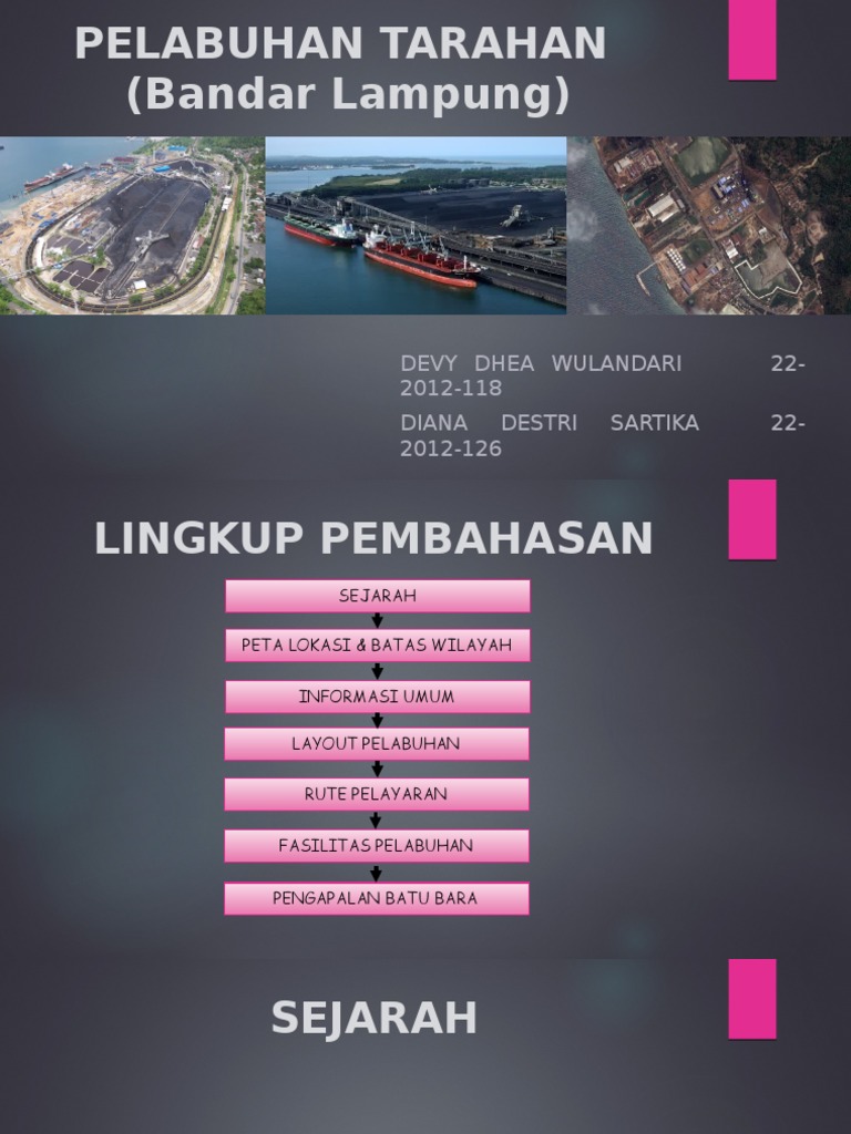 Pelabuhan Tarahan: Fasilitas dan Rute | PDF | Griya & Taman