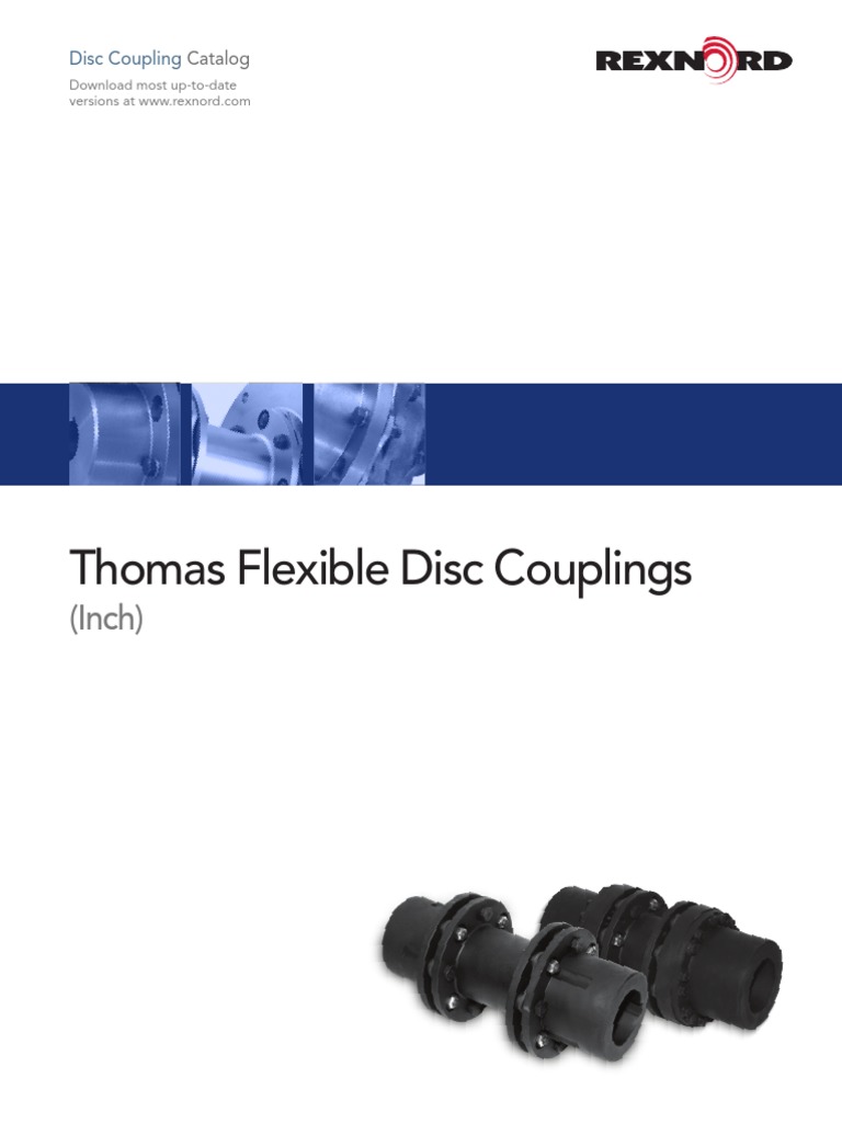 Thomas Coupling Catalog 2013 | PDF | Pump | Mechanical Engineering