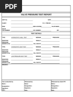 PSV Test Procedure | PDF | Valve | Pressure