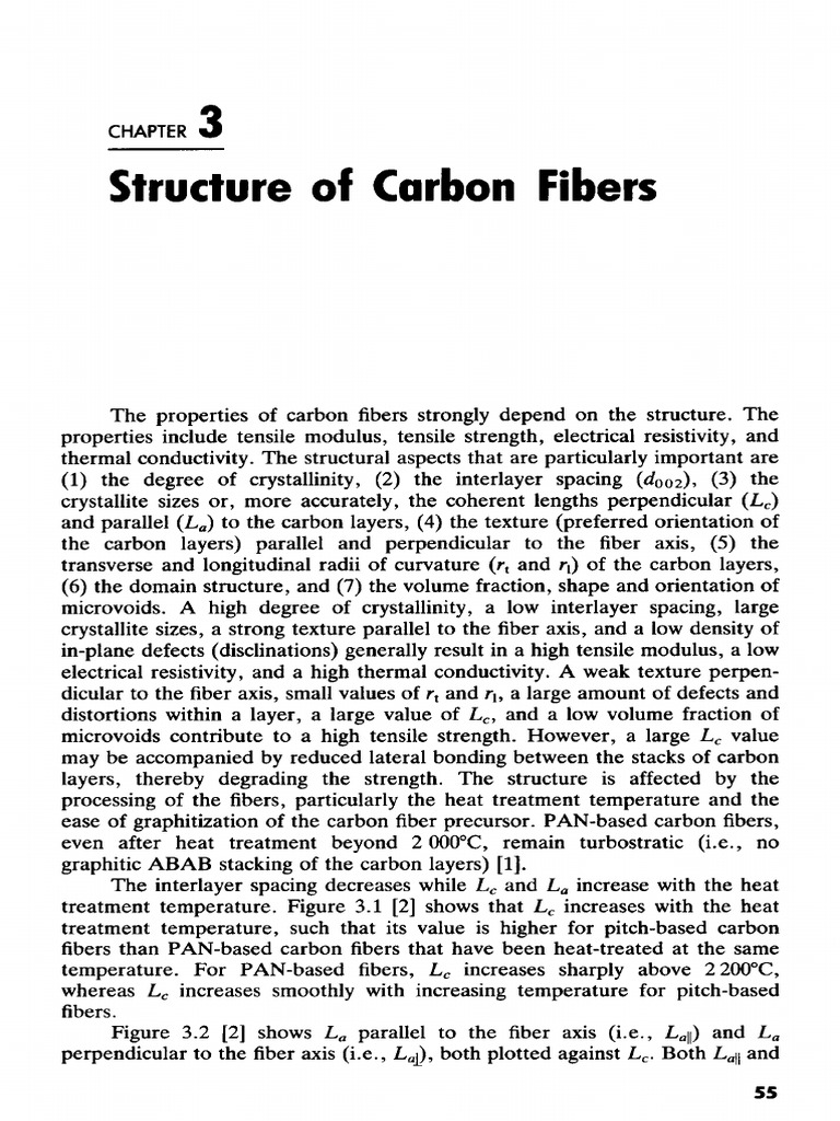 Structure of Carbon Fibers PDF | PDF | Carbon | Electrical Resistivity ...