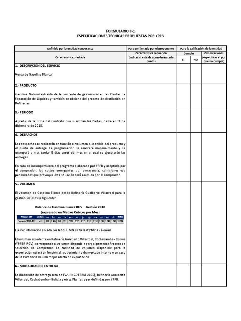 Formulario C-1 Editable GB | PDF | Carta de crédito | Refinería de petróleo