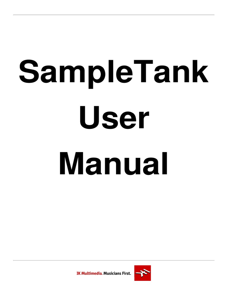 SampleTank Ipad 2.0 User Manual | PDF | Synthesizer | Drum Kit