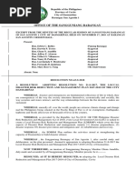 Barangay Annual Gender and Development (Gad) Plan and Budget CY 2023 | PDF