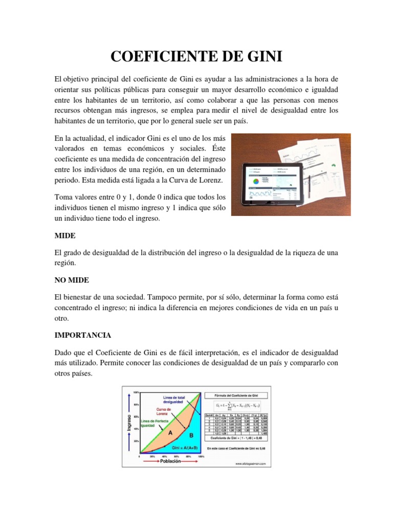 Entendiendo el Coeficiente de Gini | PDF | Ciencias sociales