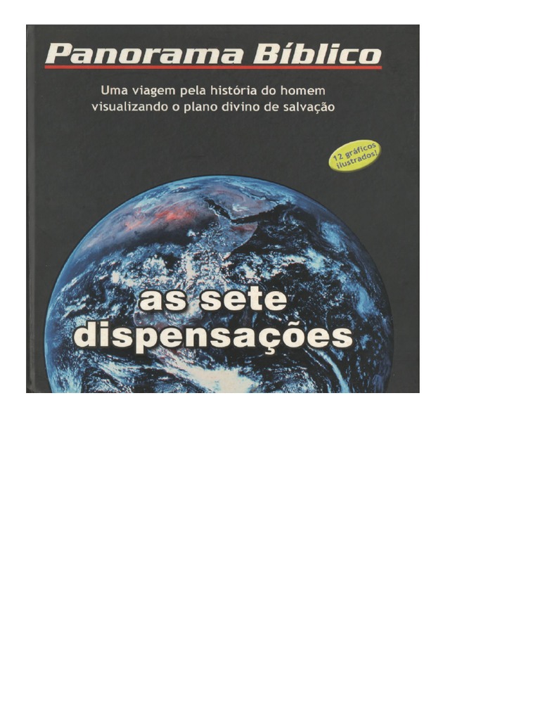 Panorama Bíblico - As Sete Dispensações - Alfred Thompson Eade | PDF ...