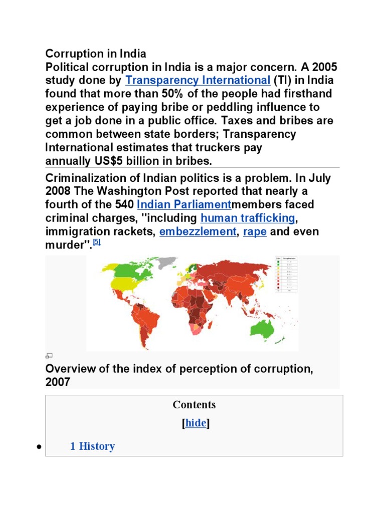 Transparency International | PDF | Political Corruption | Corruption
