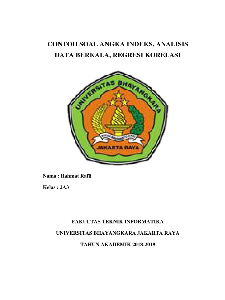 Contoh Soal Angka Indeks | PDF | Bisnis | Metode & Bahan Ajar