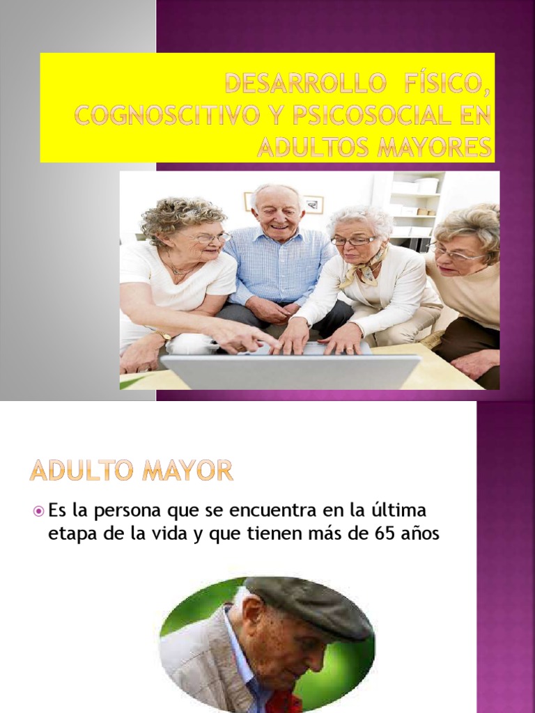 Desarrollo Cognitivo Adultez Tardia | PDF | Memoria | Vejez