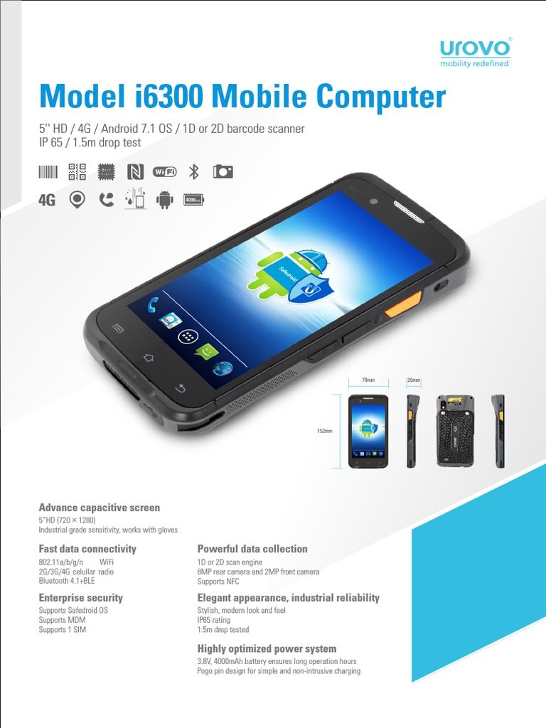Urovo-Model I6300 With Android 7.1 - Product Catalog (India) 20062018 ...