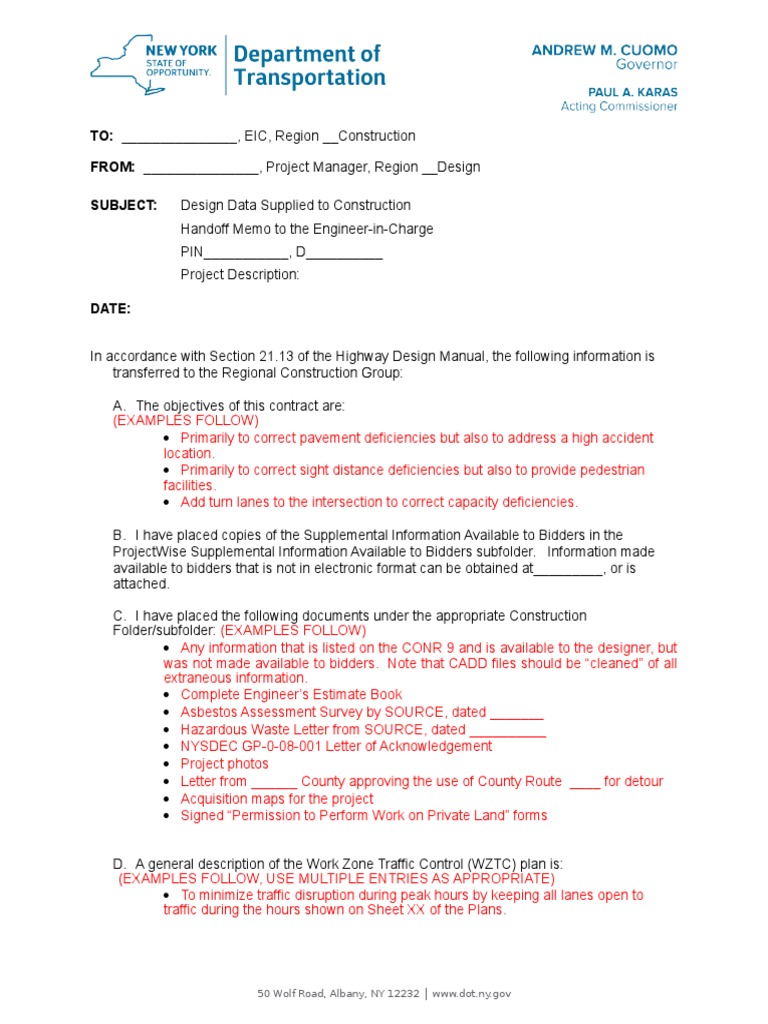Memo | PDF | Traffic | Traffic Congestion