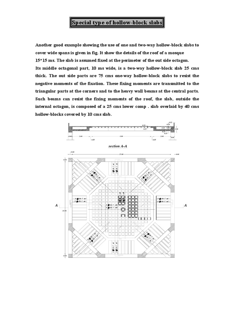Hollow Block | PDF | Beam (Structure) | Materials Science