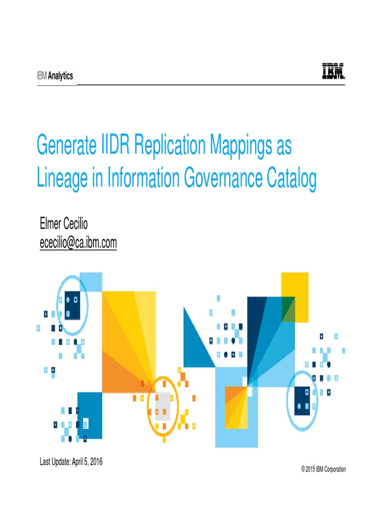 IIDR - Lineage 2016 Apr 06 PDF | PDF | Data Management | Computer File