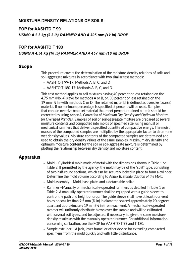 Moisture Density Relations | PDF | Density | Soil
