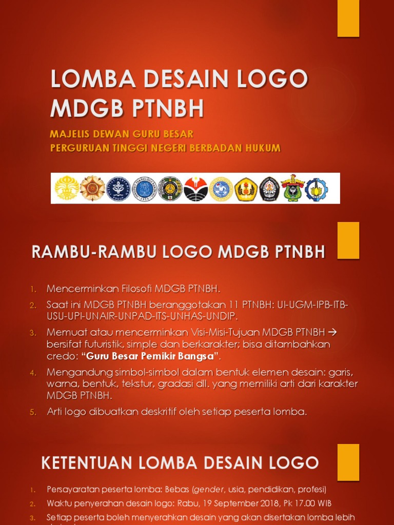 Lomba Logo MDBG PTNBH - Hsa | PDF