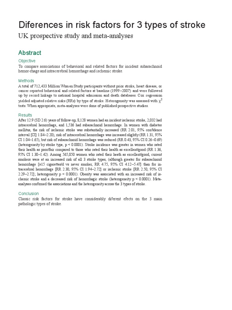 E298 Full | PDF | Stroke | Cardiovascular Diseases