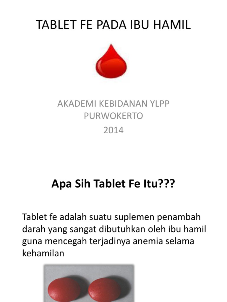 Tablet Fe Pada Ibu Hamil | PDF