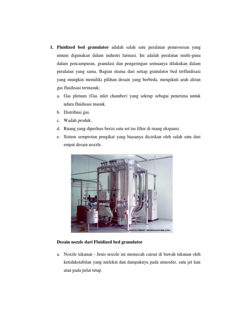 Alat Mesin Granulator | PDF