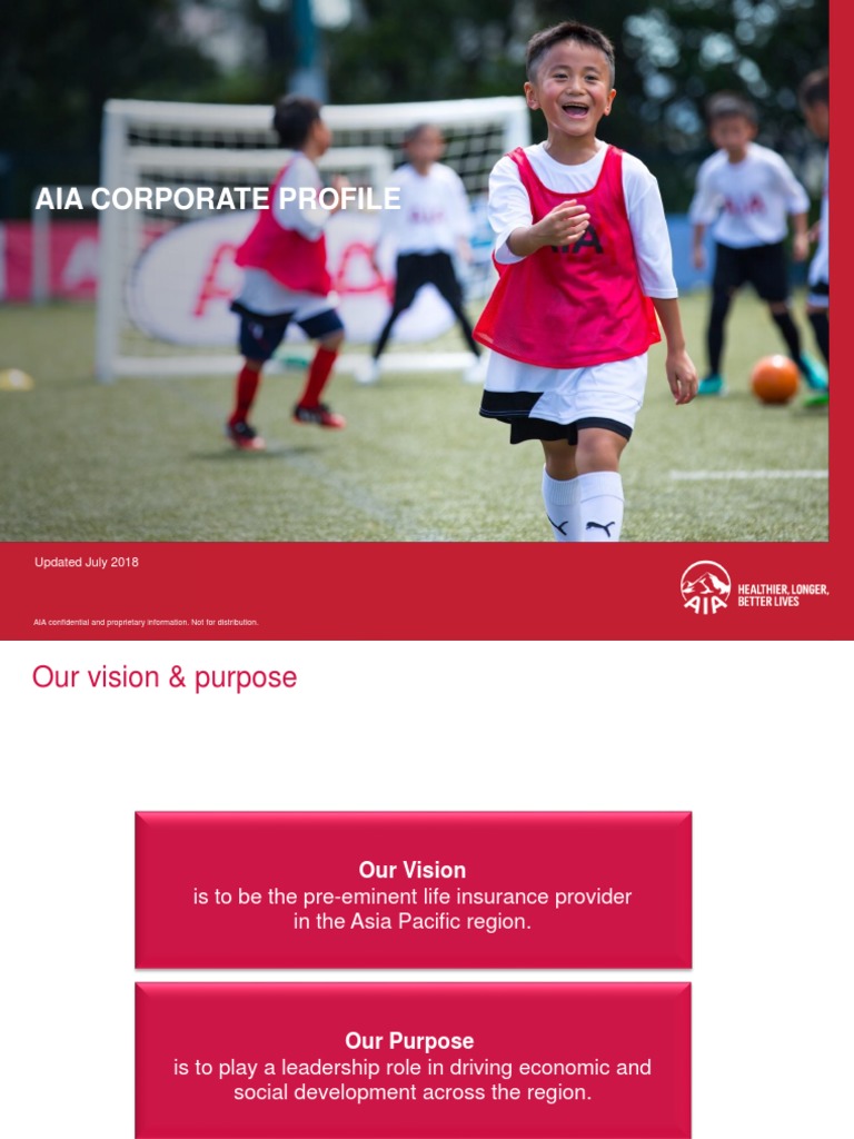 AIA Corporate Profile 2018 | PDF | Economies | Business