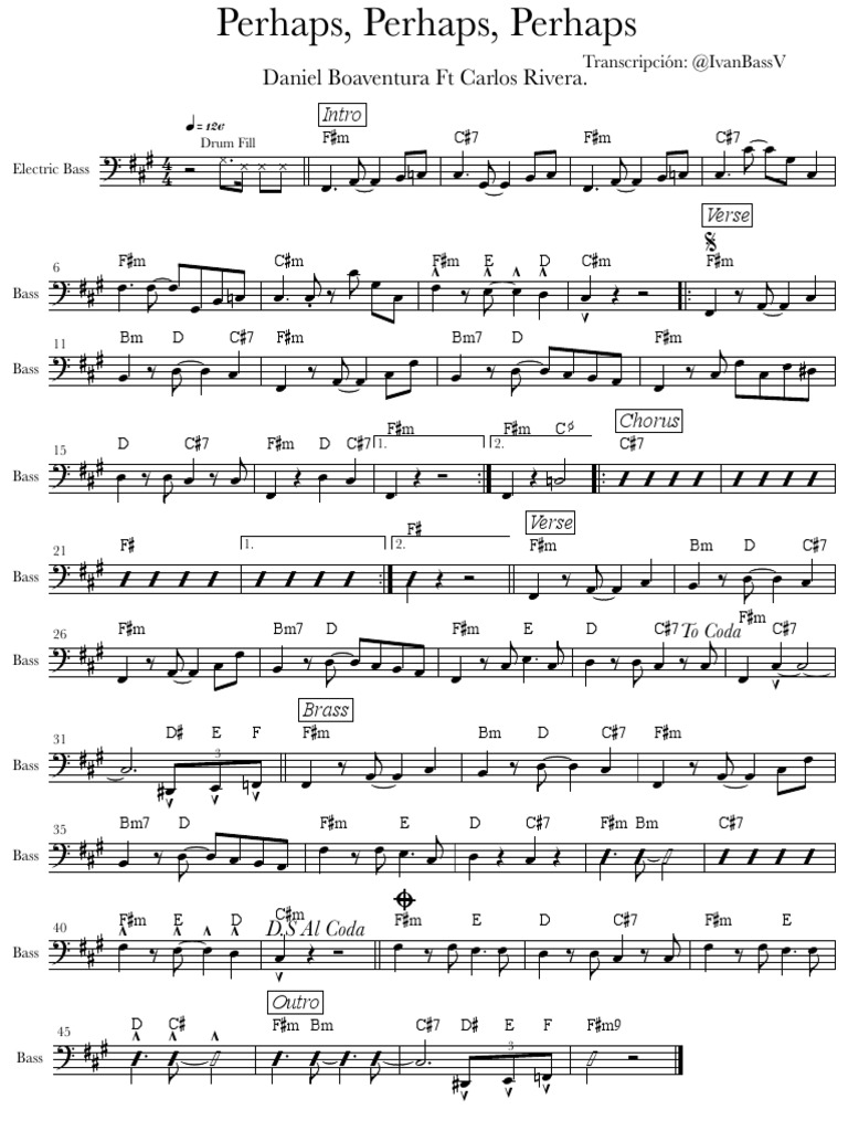 Perhaps, Perhaps, Perhaps Live | Musical Forms | Leisure