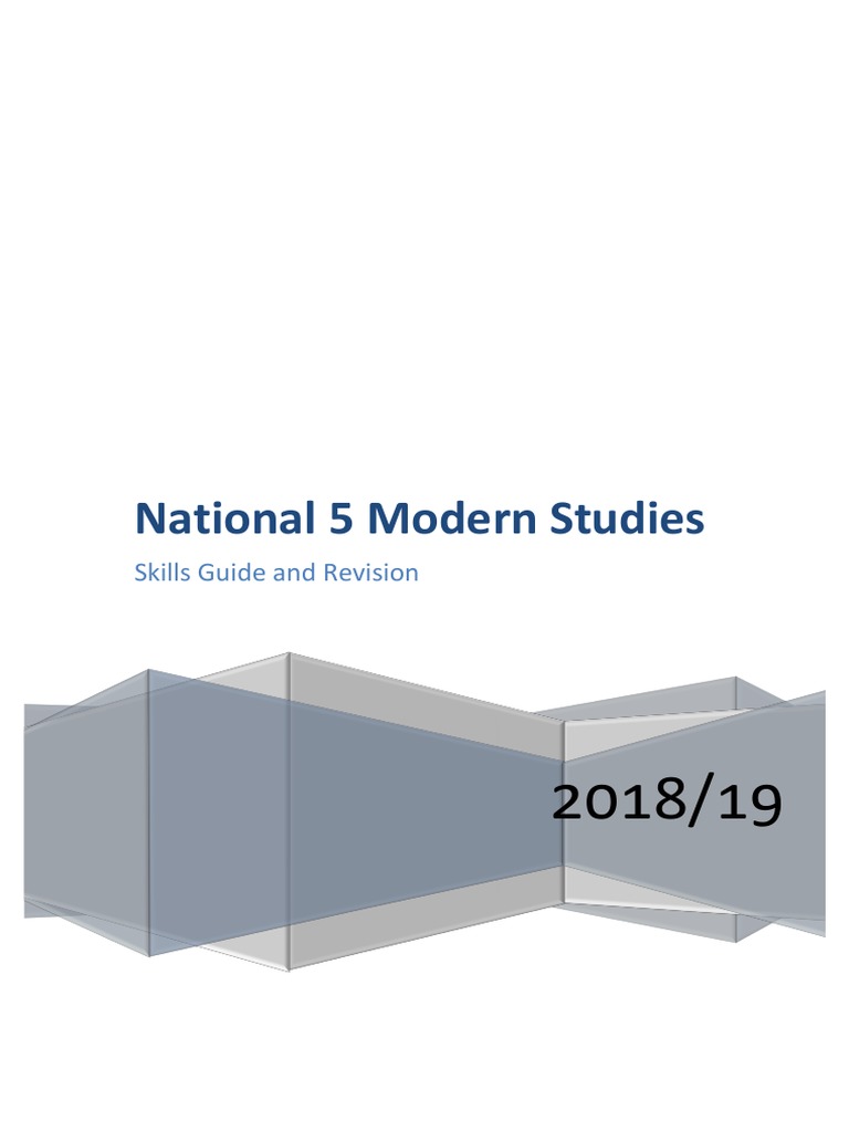 N5 Skills Revision Modern Studies | PDF | Question | Voting