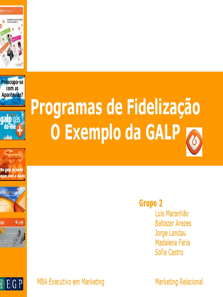 Programa Fidelizacao Galp | PDF | Programa de fidelidade | Marketing