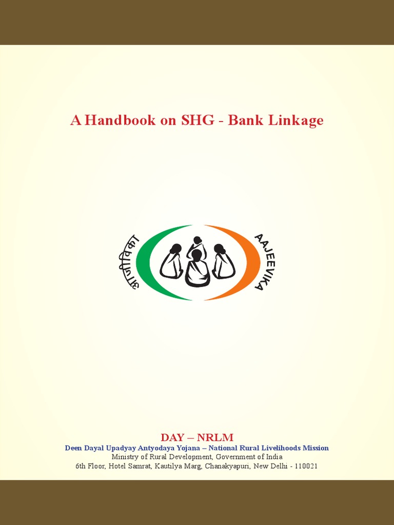 SHG Bank Linkage Handbook - NRLM | PDF | Financial Inclusion | Banks