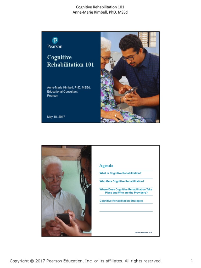 Cognitive Rehab 101 Webinar Handout 051817 | PDF | Traumatic Brain ...