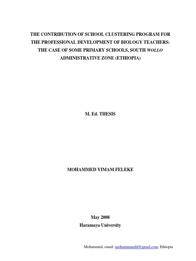 Educational Research by Mohammed | PDF | Thesis | Teachers
