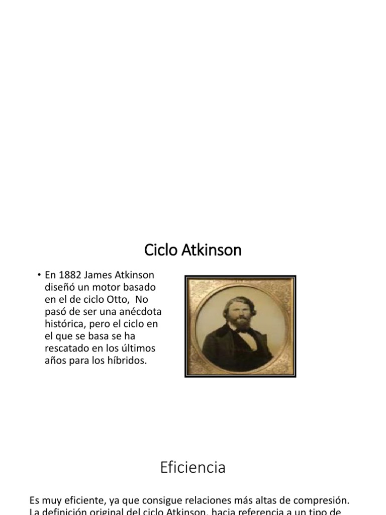 Ciclo Atkinson | PDF | Pistón | Motor de combustión interna