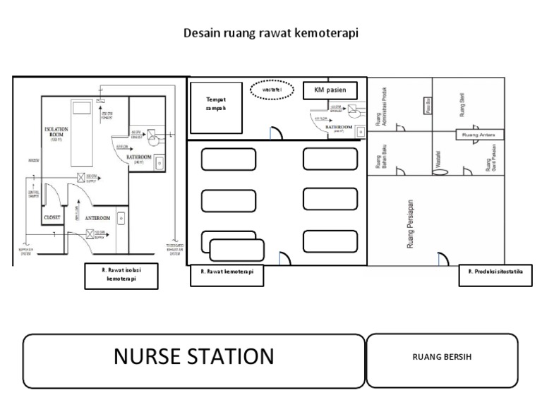 Desain Ruang Rawat Kemoterapi RSUD | PDF