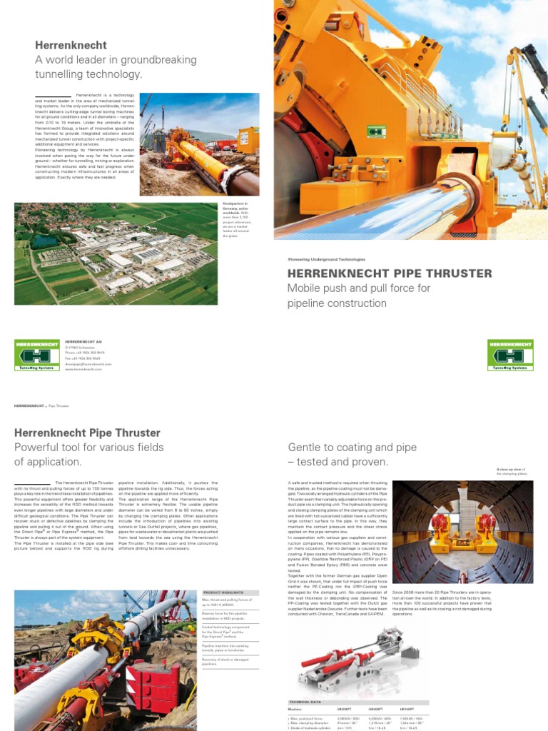 Pipe Thruster 4S GB HK2362 DB 20160912 LowRes 02 | PDF | Pipe (Fluid ...