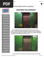 Importance of Sheave Grooves in Elevators | PDF | Elevator | Wear