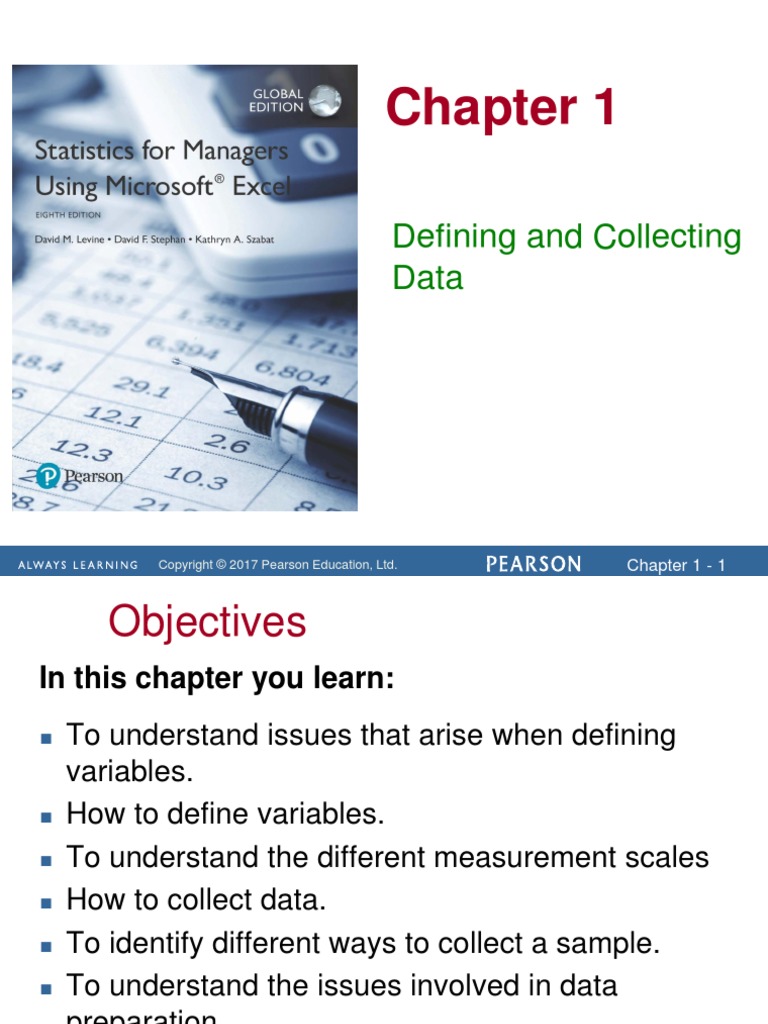 Chapter 1 Defining and Collecting Data | PDF | Sampling (Statistics ...