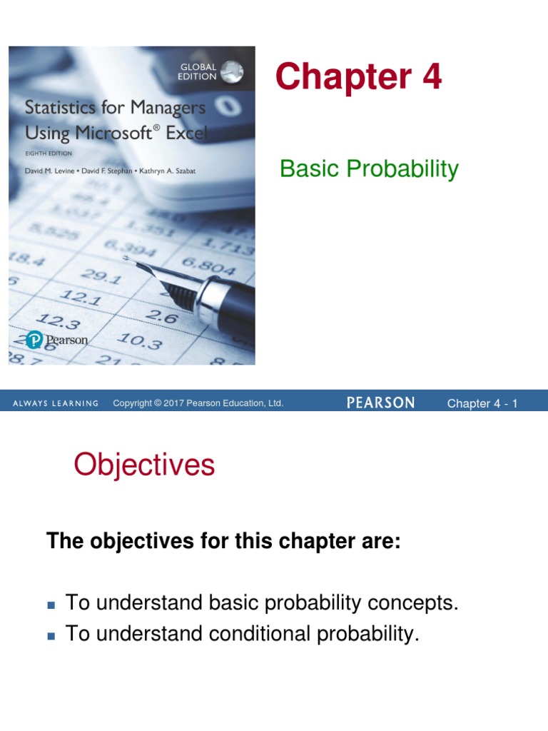Chapter 4 Basic Probability | PDF | Probability | Probability Theory