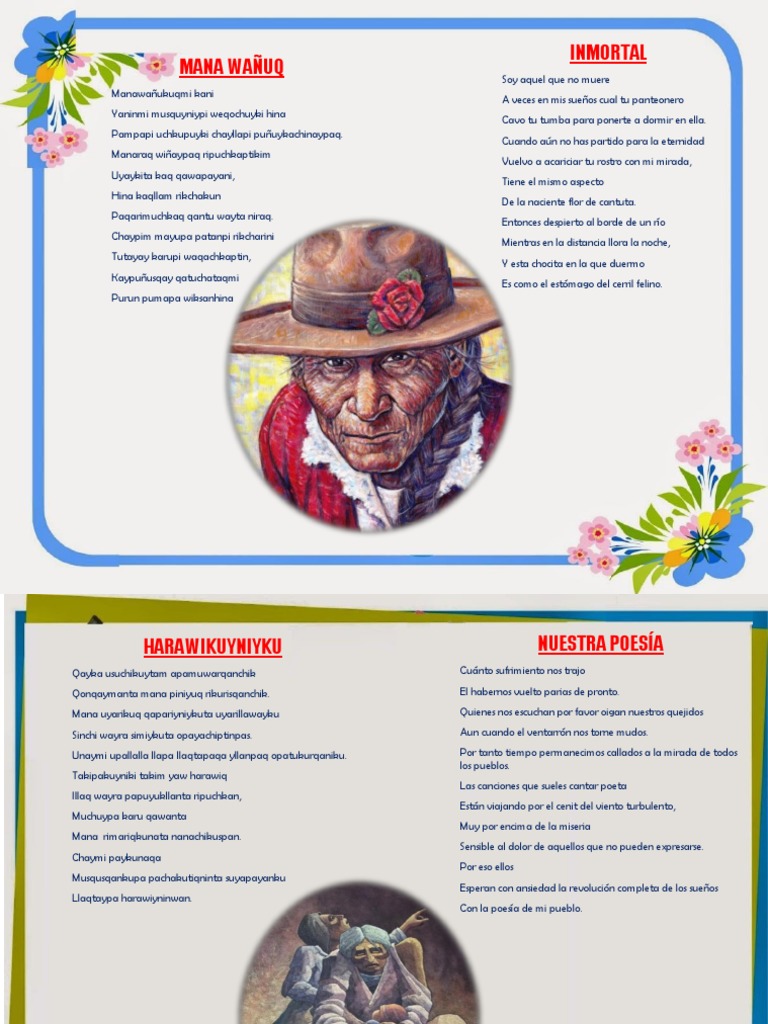 Poesía Quechua: Inmortalidad y Naturaleza | PDF | Imperio Inca | Andes