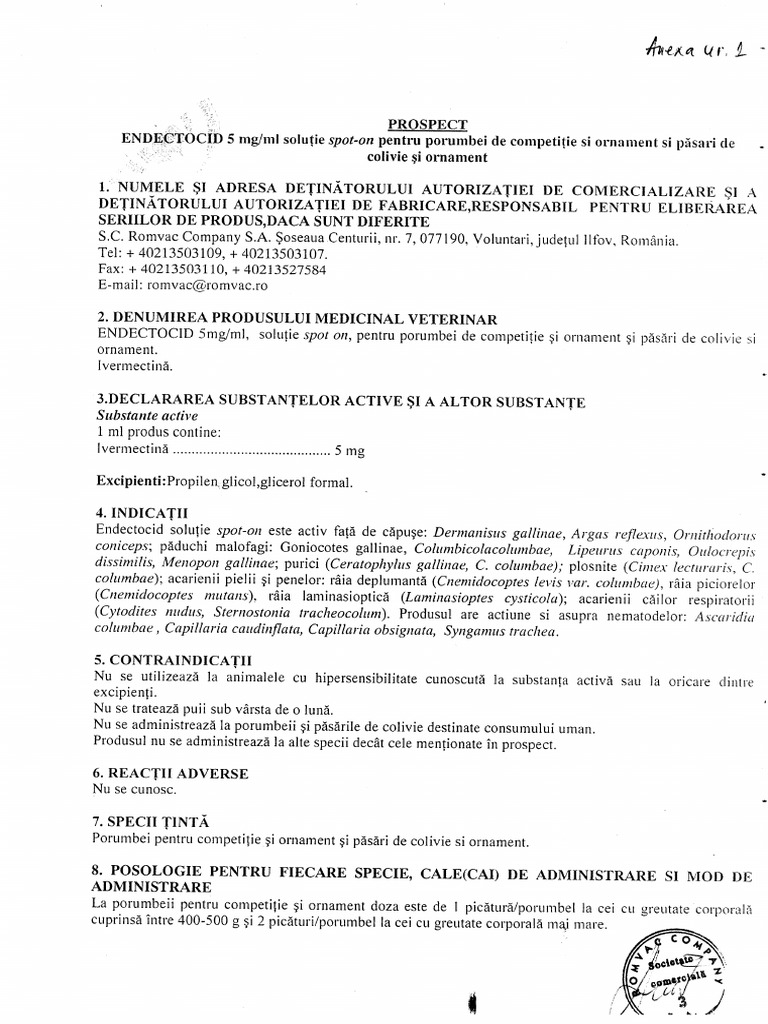 Endectocid 120070 | PDF