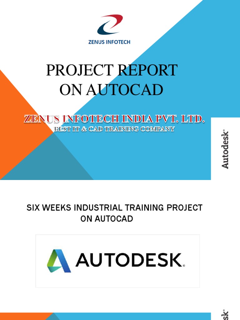Project Report On Autocad | PDF | Auto Cad | Ellipse