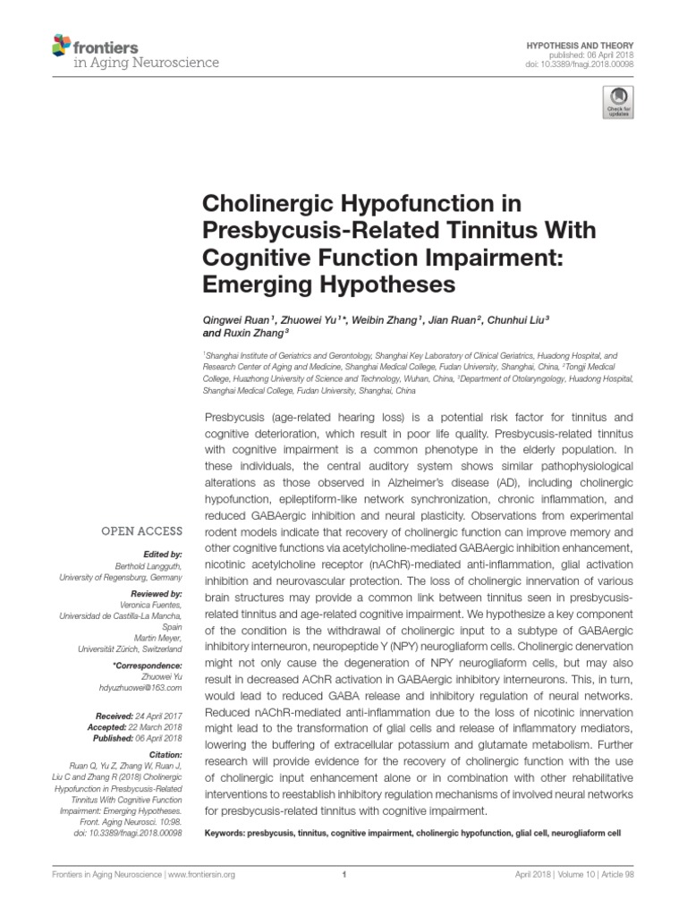 Fix Journal 1 | PDF | Acetylcholine | Hippocampus