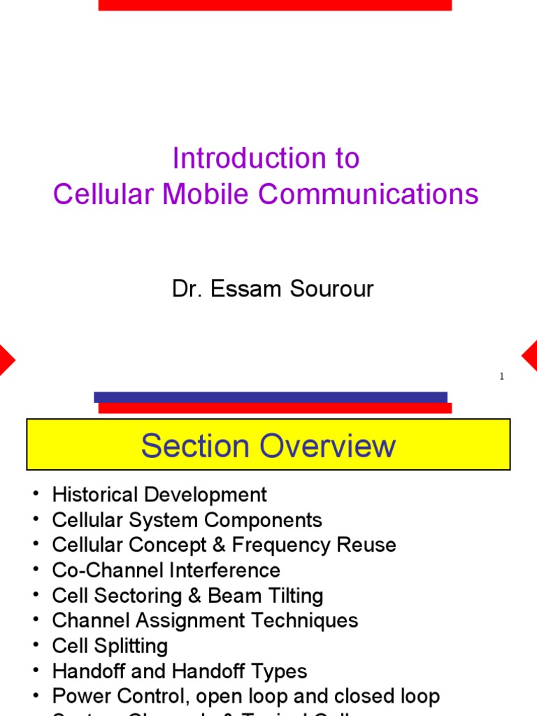 Cell Sectoring In Mobile Communication Pdf Cellular Network