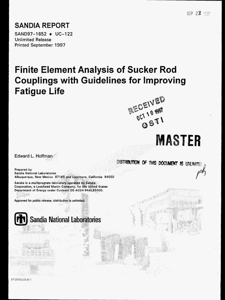 Fea SR Couplings | PDF | Fatigue (Material) | Yield (Engineering)