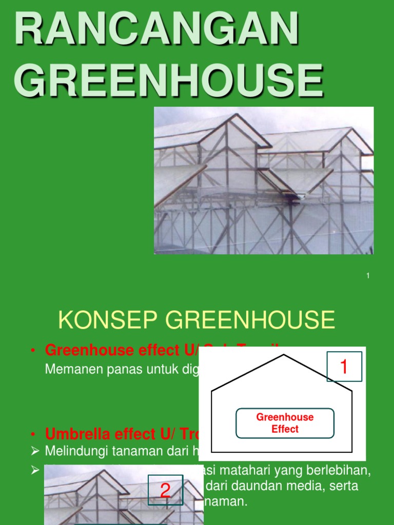 3 Rancangan Greenhouse | PDF