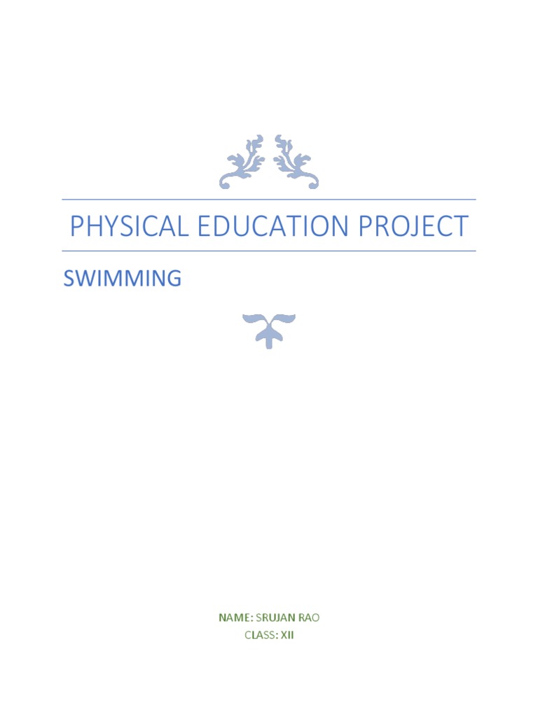 Swimming Project Final | PDF | Swimming (Sport) | Swimming