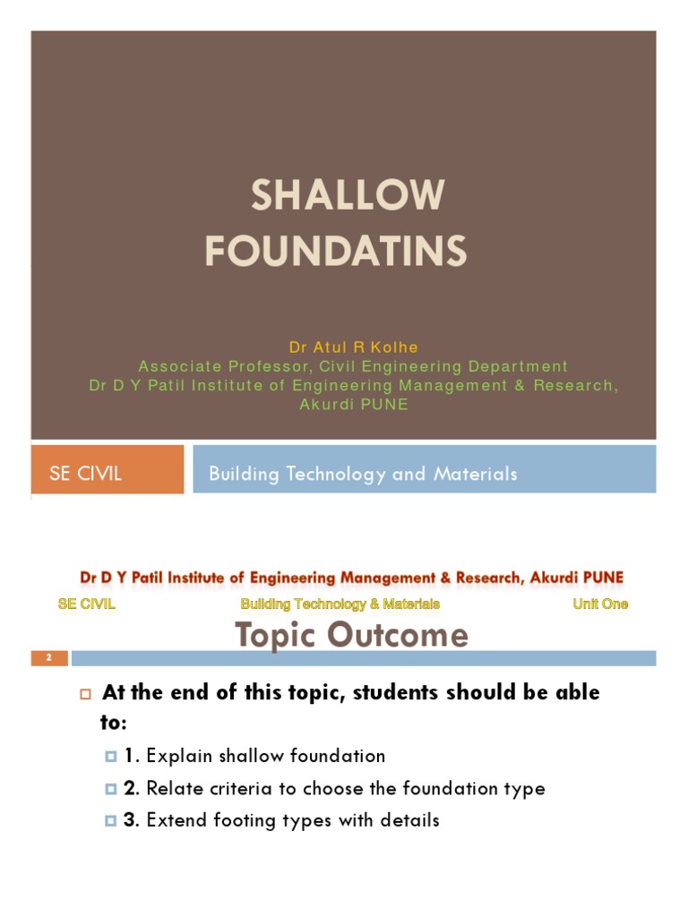 Shallow Foundations | PDF | Foundation (Engineering) | Geotechnical ...