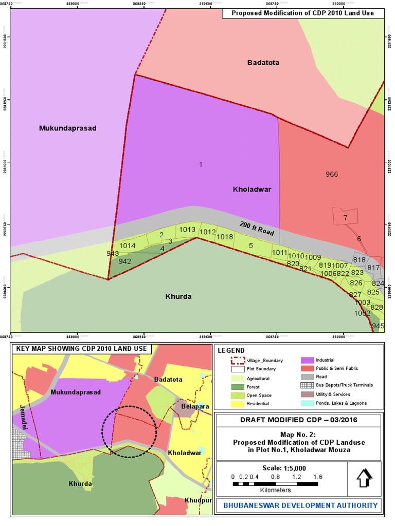 Draft Modified CDP 03 (2016) - Map-2 | PDF | Transport | Geography