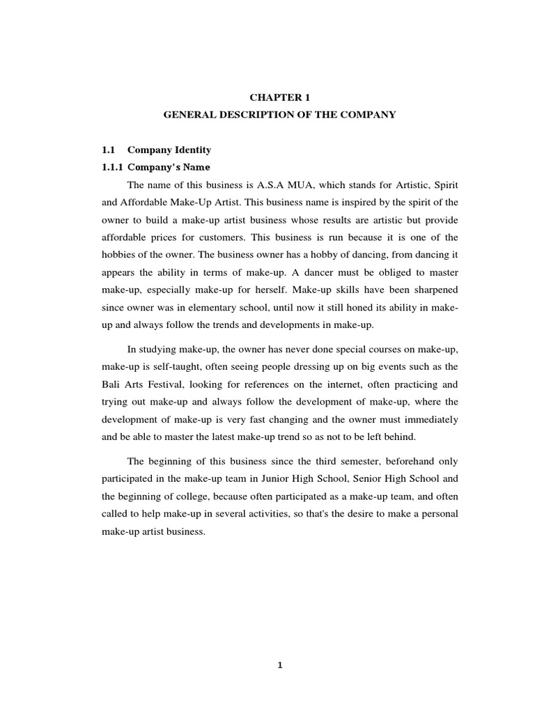 Business Plan Makeup | PDF | Market Segmentation | Cosmetics