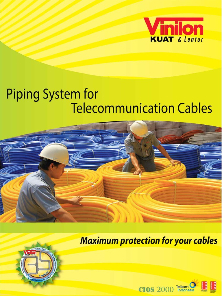 Brosur Vinilon HDPE Telkom Cable | PDF
